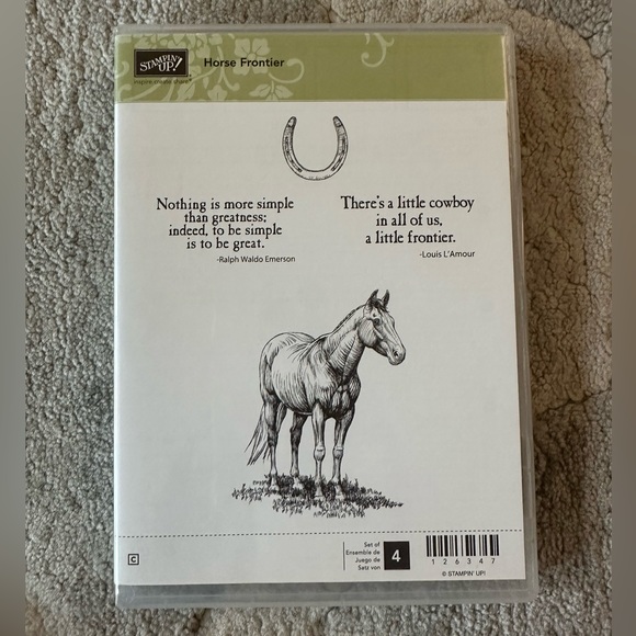 Stampin' Up! | Office | Stampin Up Horse Frontier Stamp Set | Poshmark